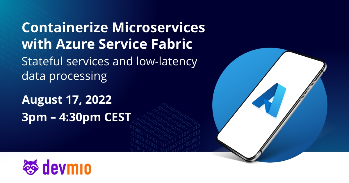 Containerize Microservices with Azure Service Fabric - devmio - Software Know-How
